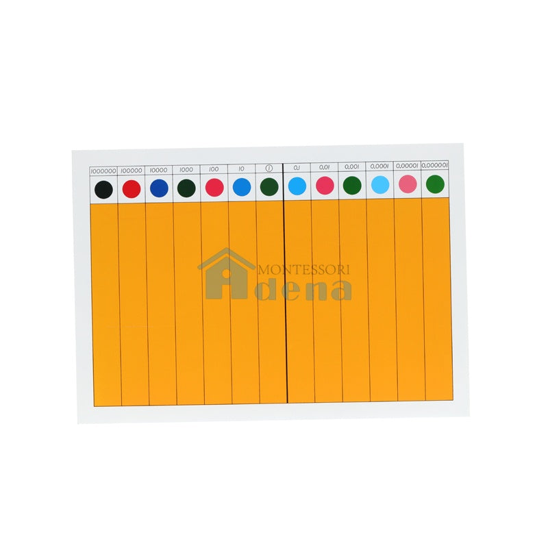 Decimal Fraction Board – Montessori Toys