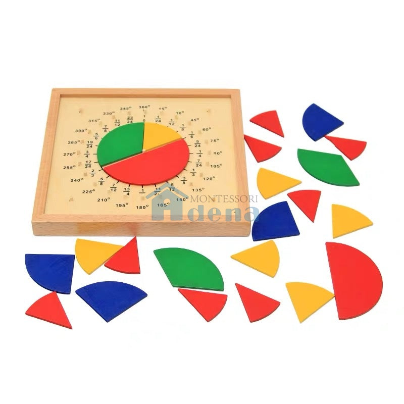 Fraction Board – Montessori Toys