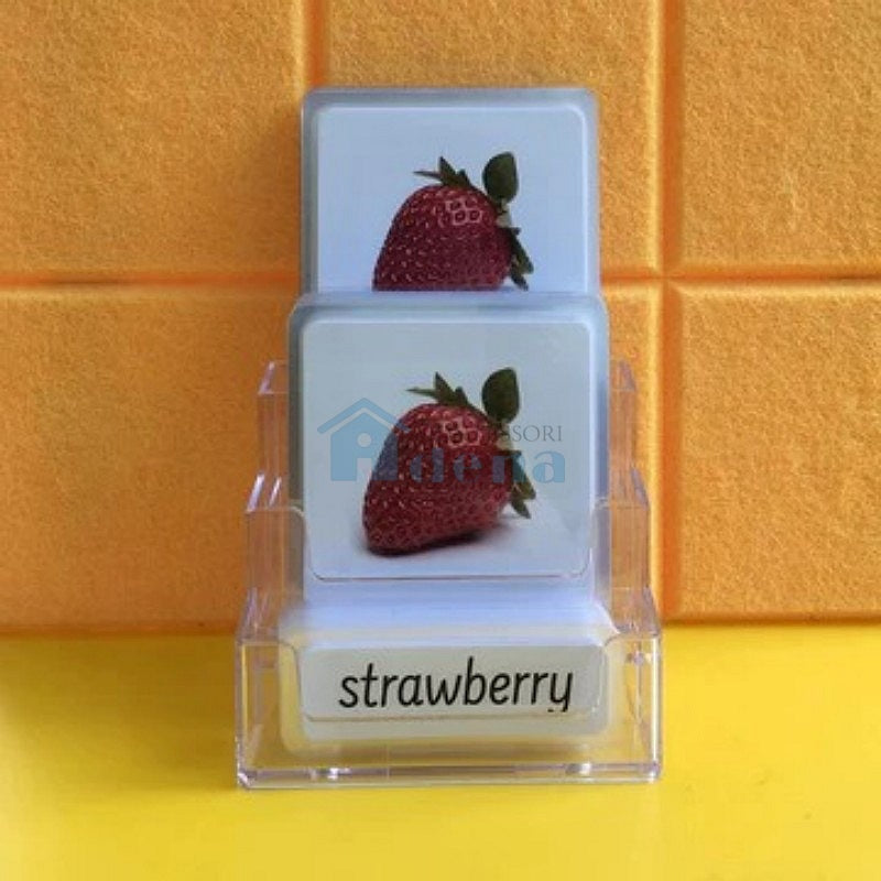 Three-Parts Cards w/ Stand -Fruits（32 sets） – Montessori Toys