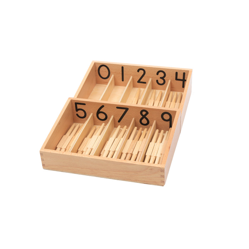 Spindle Box With 45 Spindles C030 Montessori Math Materials ...